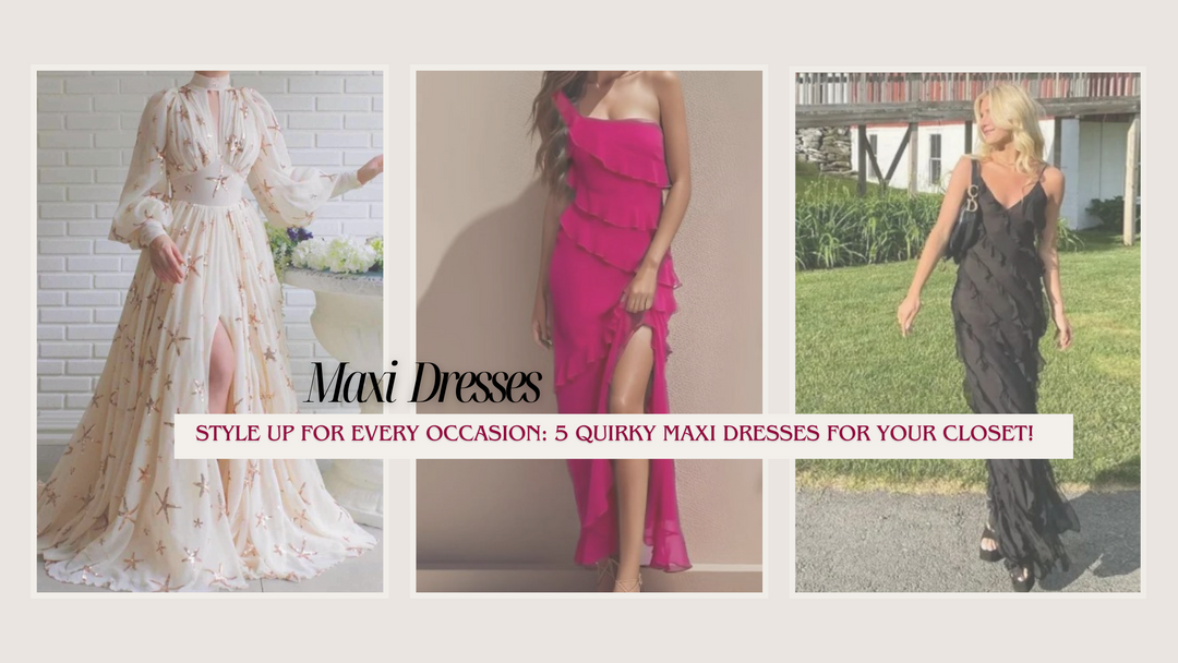 Maxi Magic: Elevate Your Style with these Trenbee's 5 Stunning Maxi Dr ...